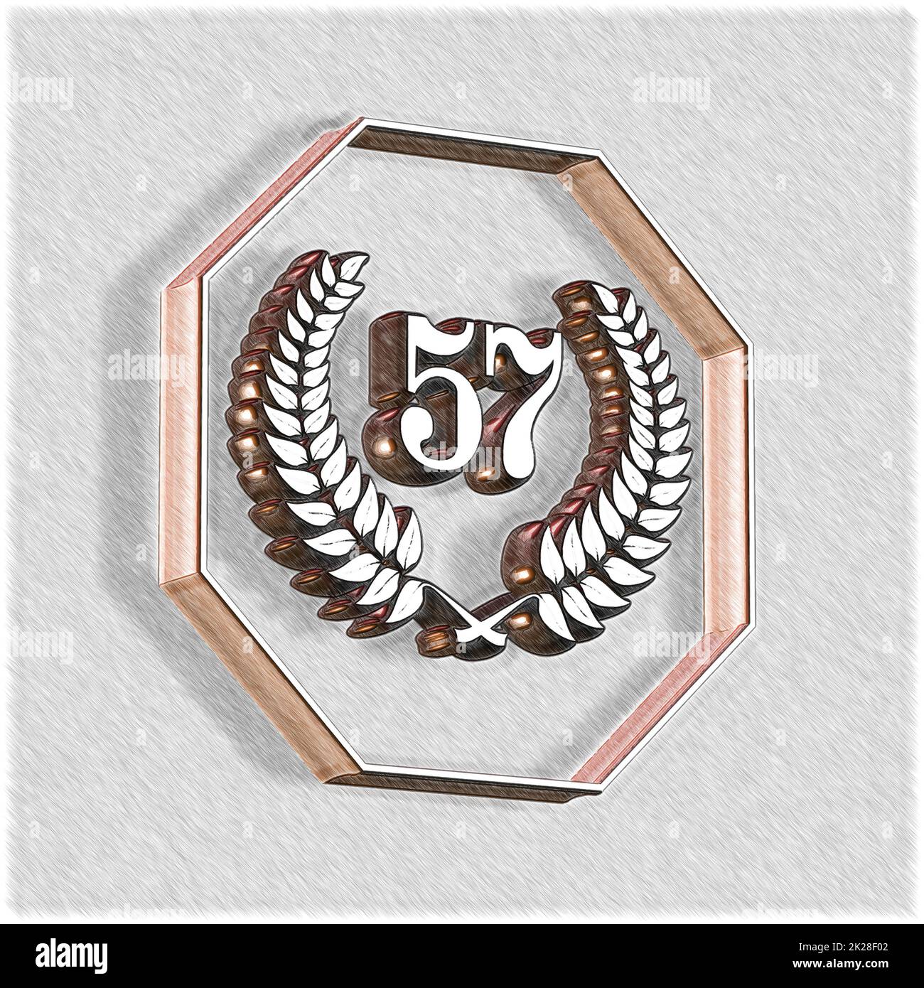 Number 57 Cut Out Stock Images & Pictures - Alamy