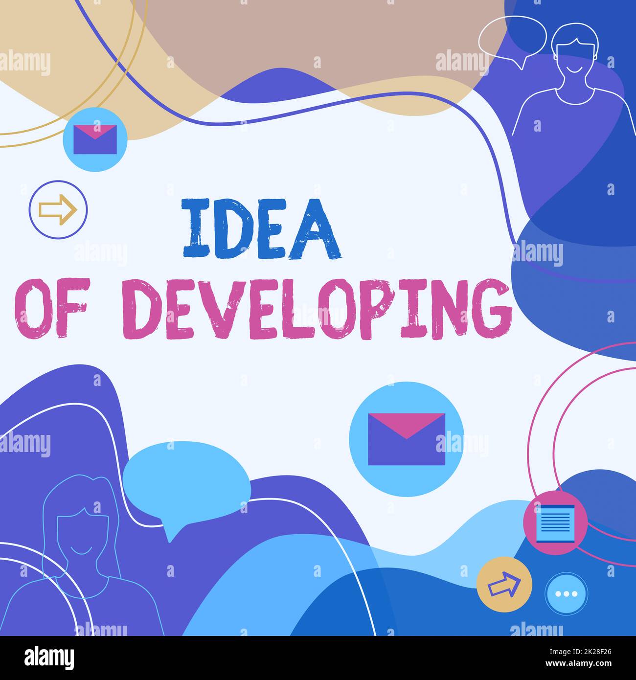 Text sign showing Idea Of Developing. Business idea Startup launch ...