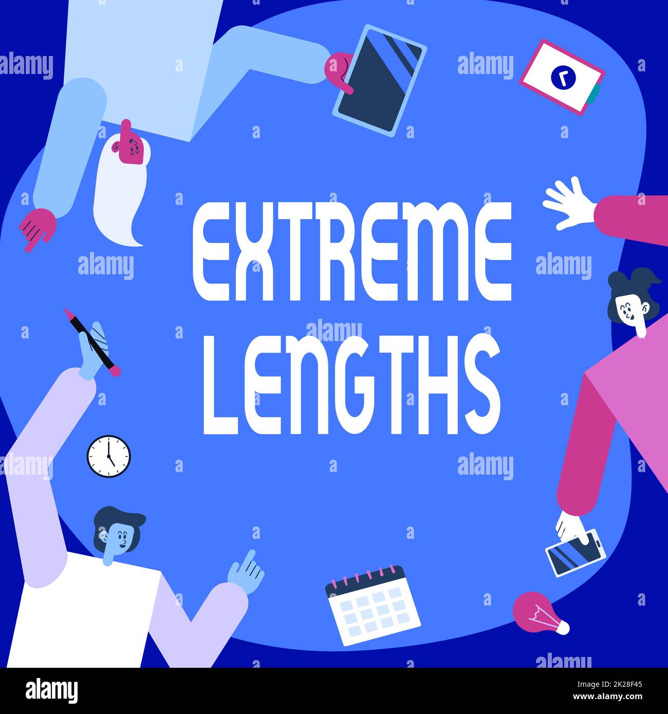 Inspiration showing sign Extreme Lengths. Word Written on Make a great ...