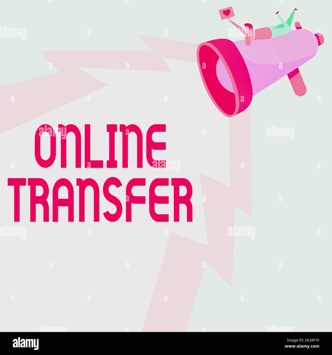 Handwriting text Online Transfer. Word Written on authorizes a fund ...