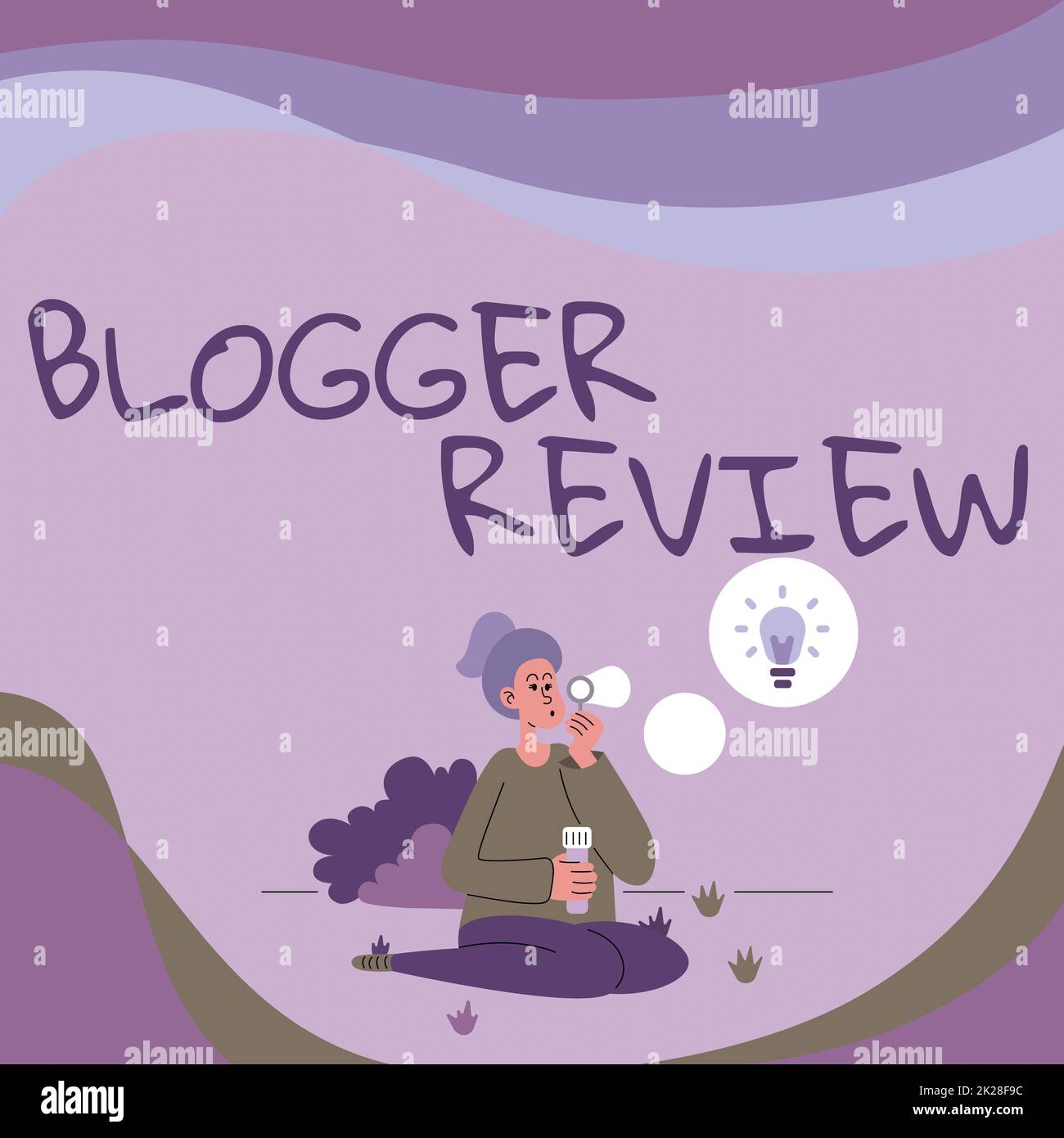 Conceptual display Blogger Review. Business approach making a critical ...