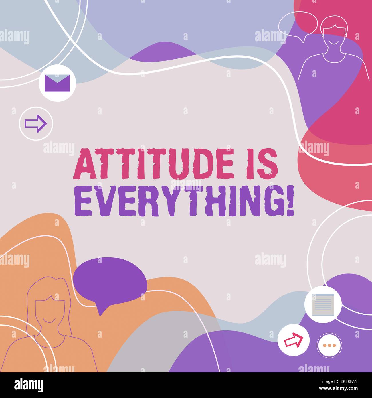 Hand writing sign Attitude Is Everything. Business overview Positive ...