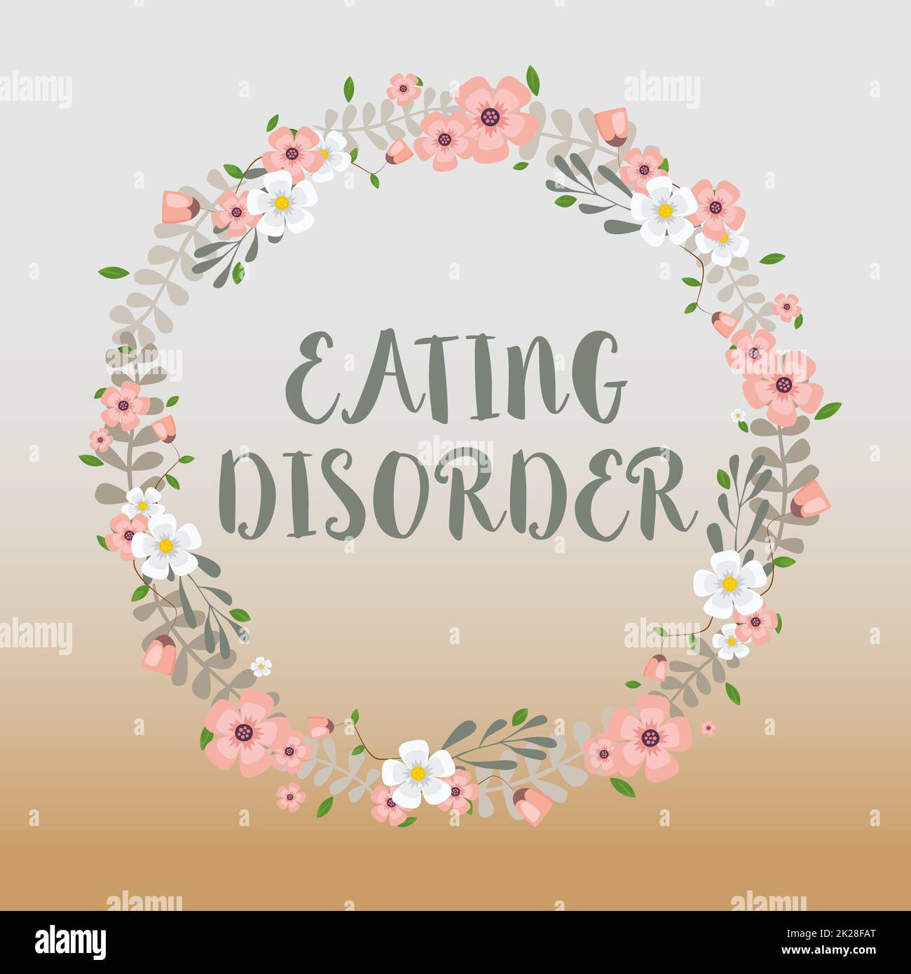 Handwriting text Eating Disorder. Business overview characterized by ...