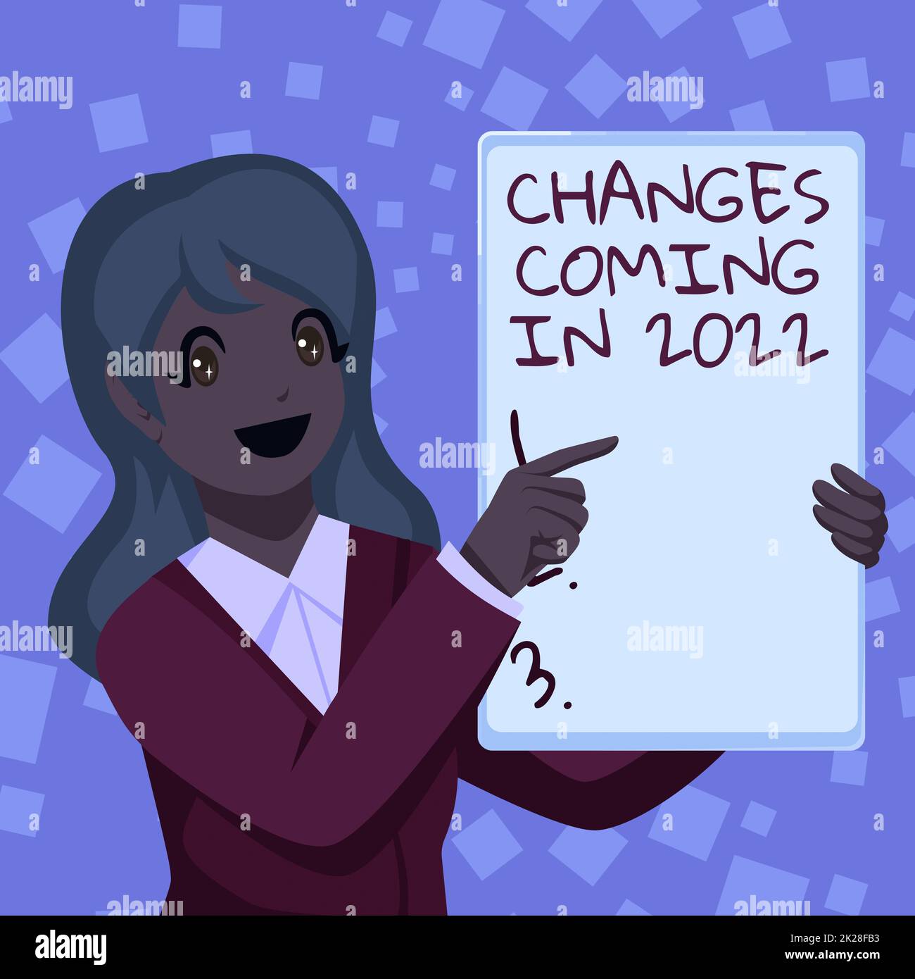 Sign displaying Changes Coming In 2022. Concept meaning New concepts ...