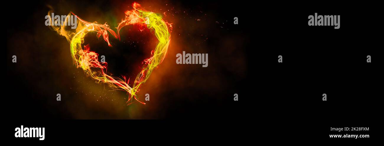 Fire Heart Wallpaper Backgrounds