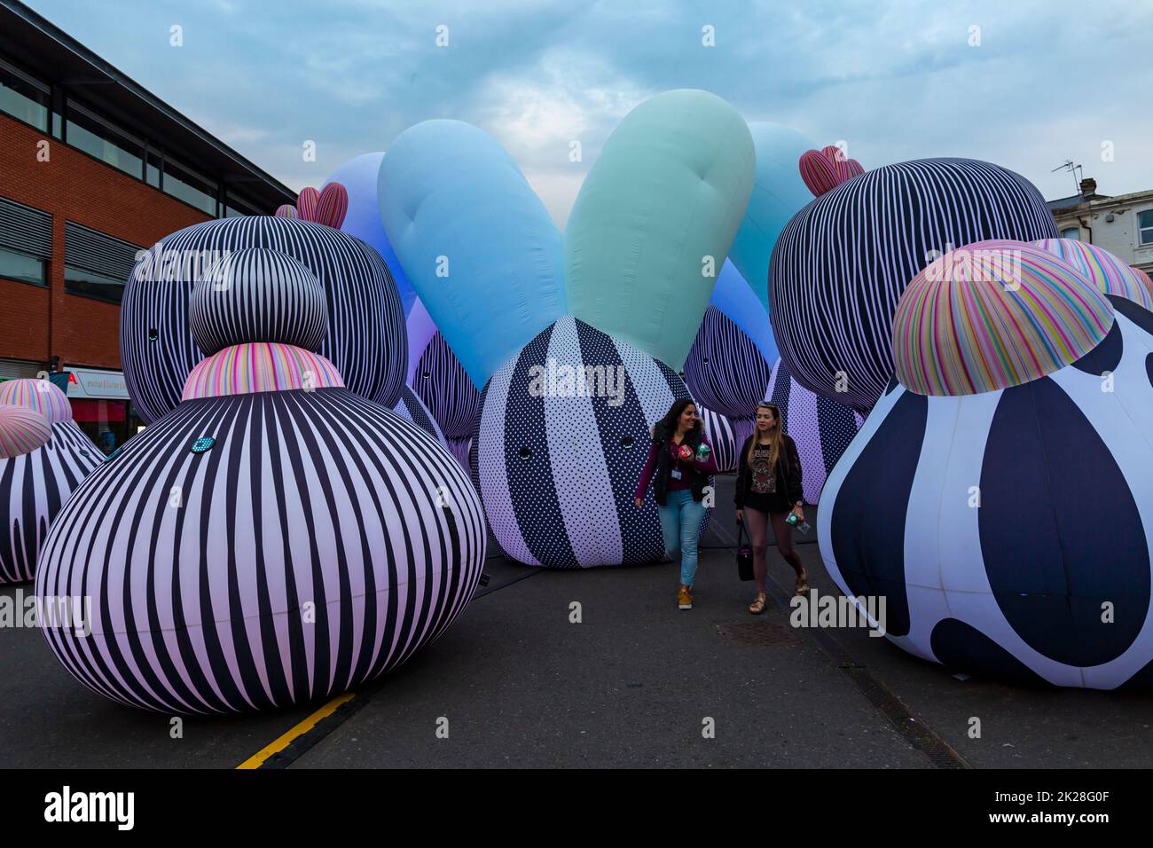 Bournemouth, Dorset UK. 22nd September 2022. Airship Orchestra by Eness ...