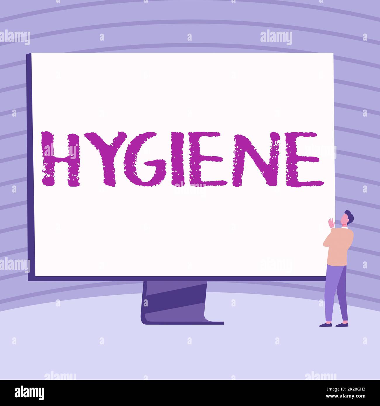 Conceptual display Hygiene. Concept meaning study of science of the ...