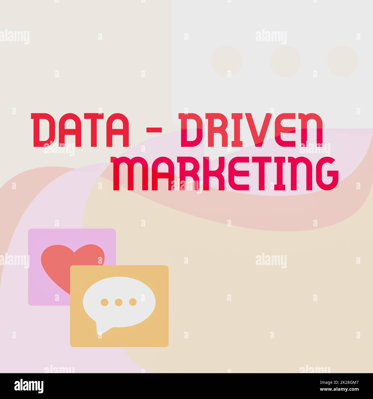 Text caption presenting Data Driven Marketing. Business approach ... Text caption presenting Data Driven Marketing. Business approach ...