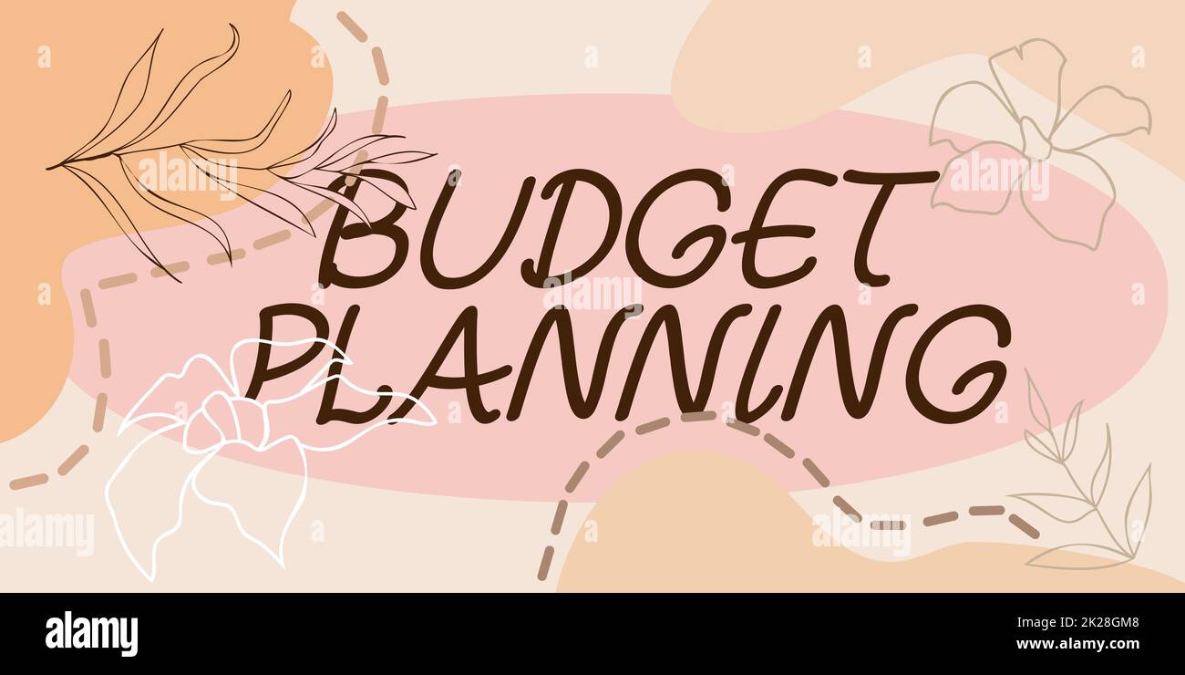 Hand writing sign Budget Planning. Conceptual photo The written ...