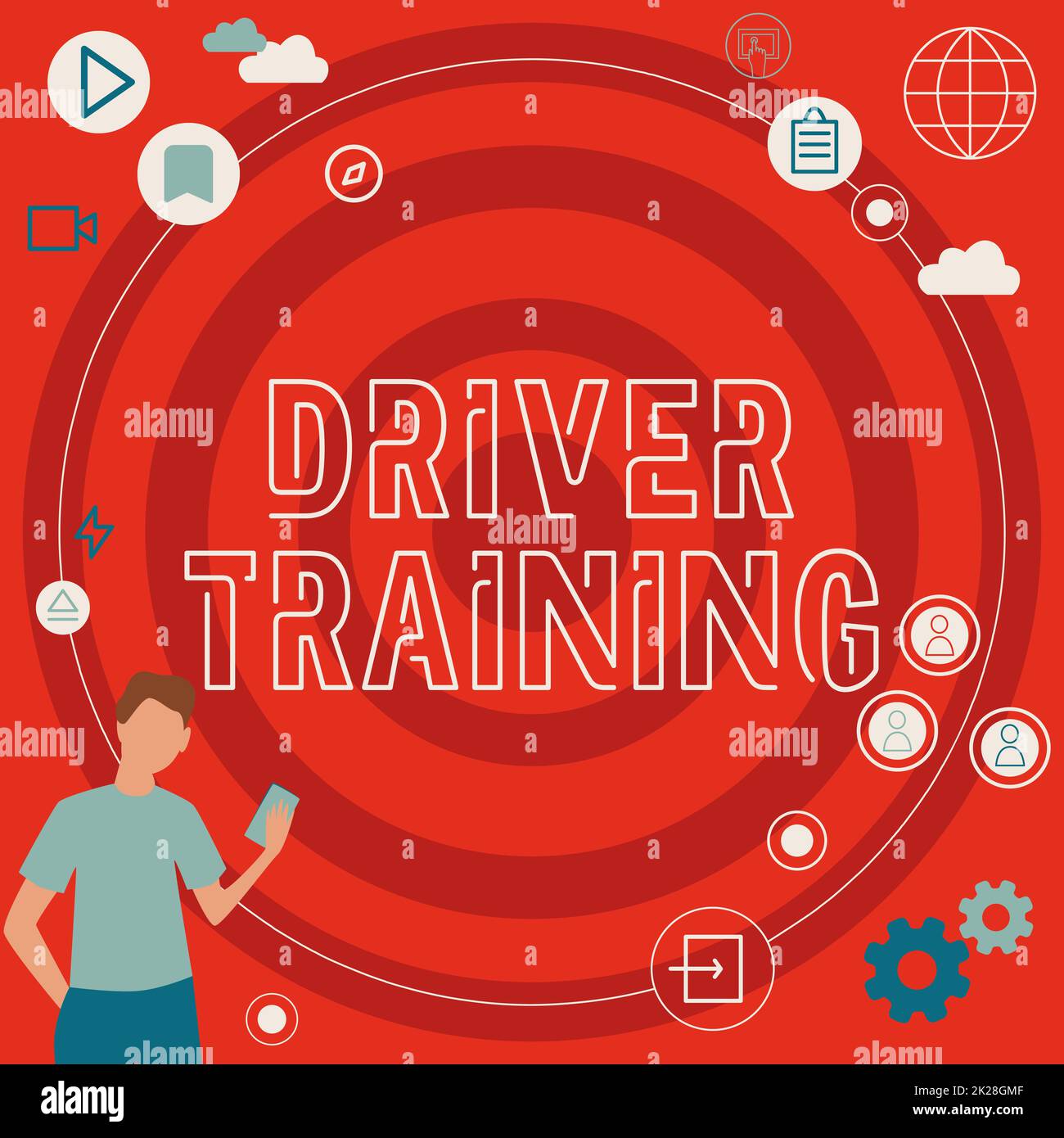 Inspiration showing sign Driver Training. Business concept prepares a ...