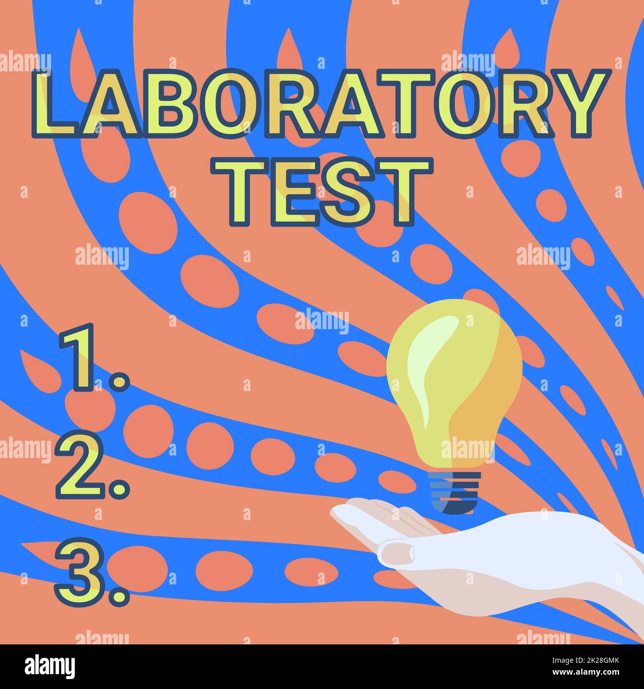 Conceptual caption Laboratory Test. Concept meaning Determination of a ...