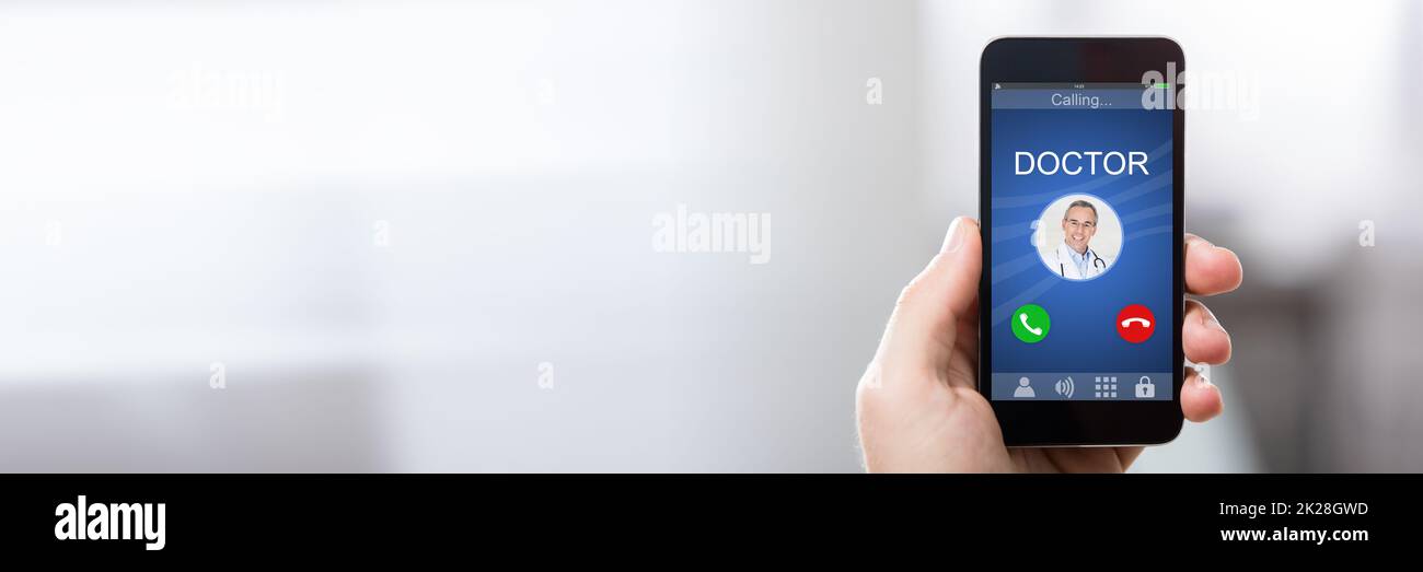 Incoming Phone Call From Doctor. Smartphone Appointment Stock Photo - Alamy Incoming Phone Call From Doctor. Smartphone Appointment Stock Photo - Alamy