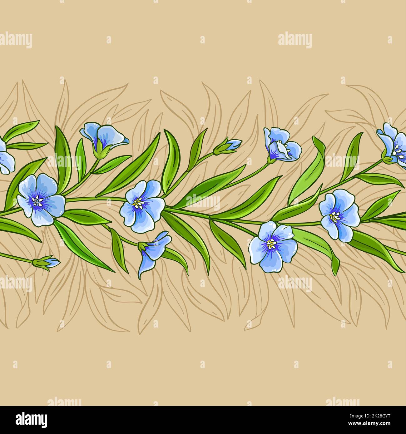Linum plant food color hi-res stock photography and images - Alamy