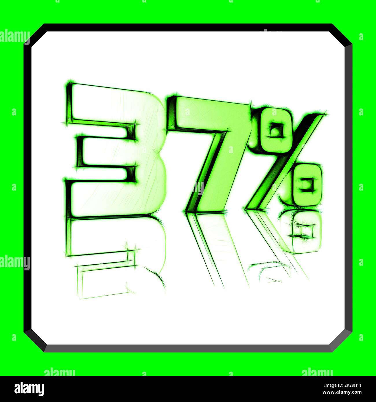 3d number 37 hi-res stock photography and images - Alamy