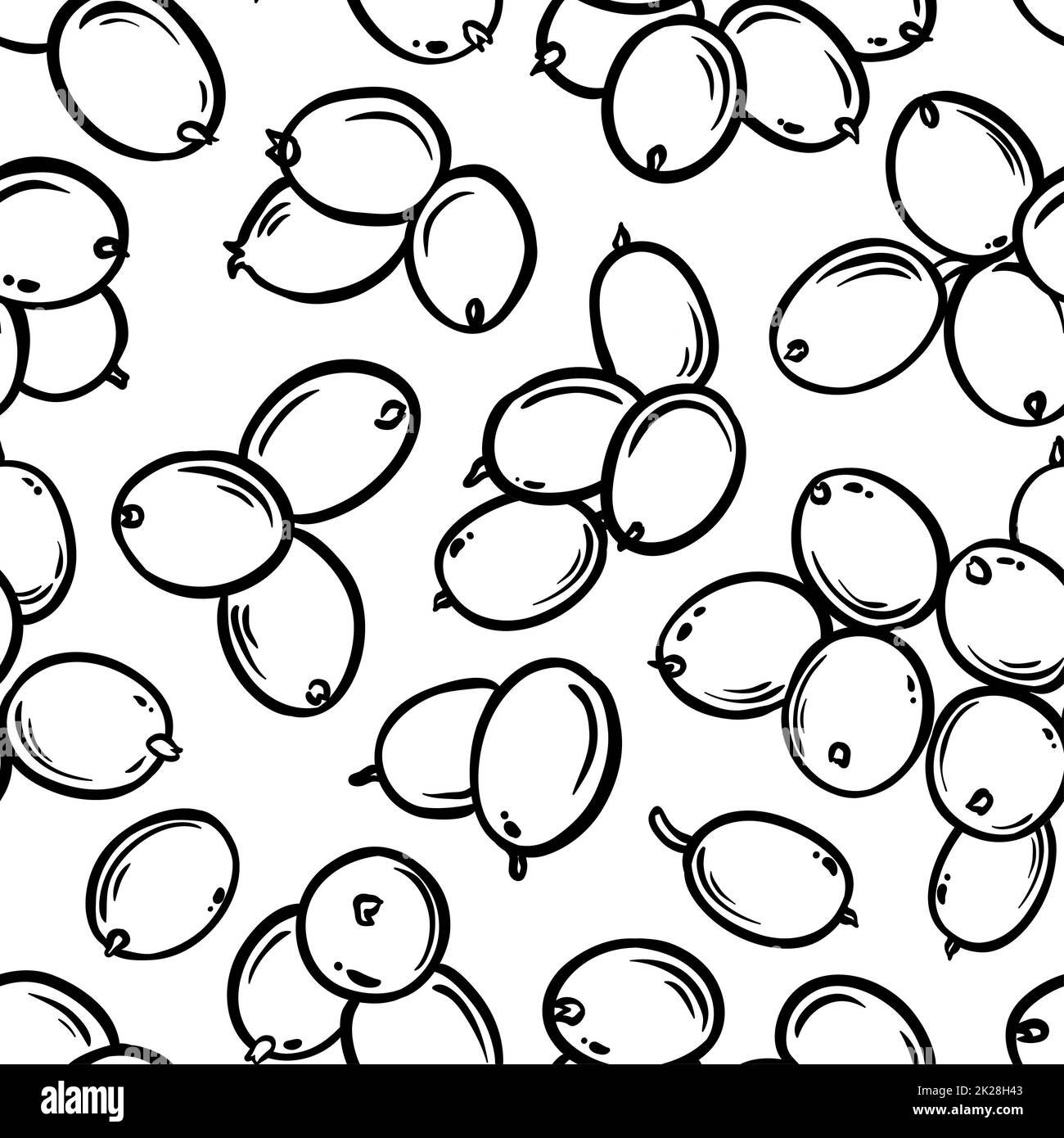 Vector berries sea buckthorn Black and White Stock Photos & Images - Alamy