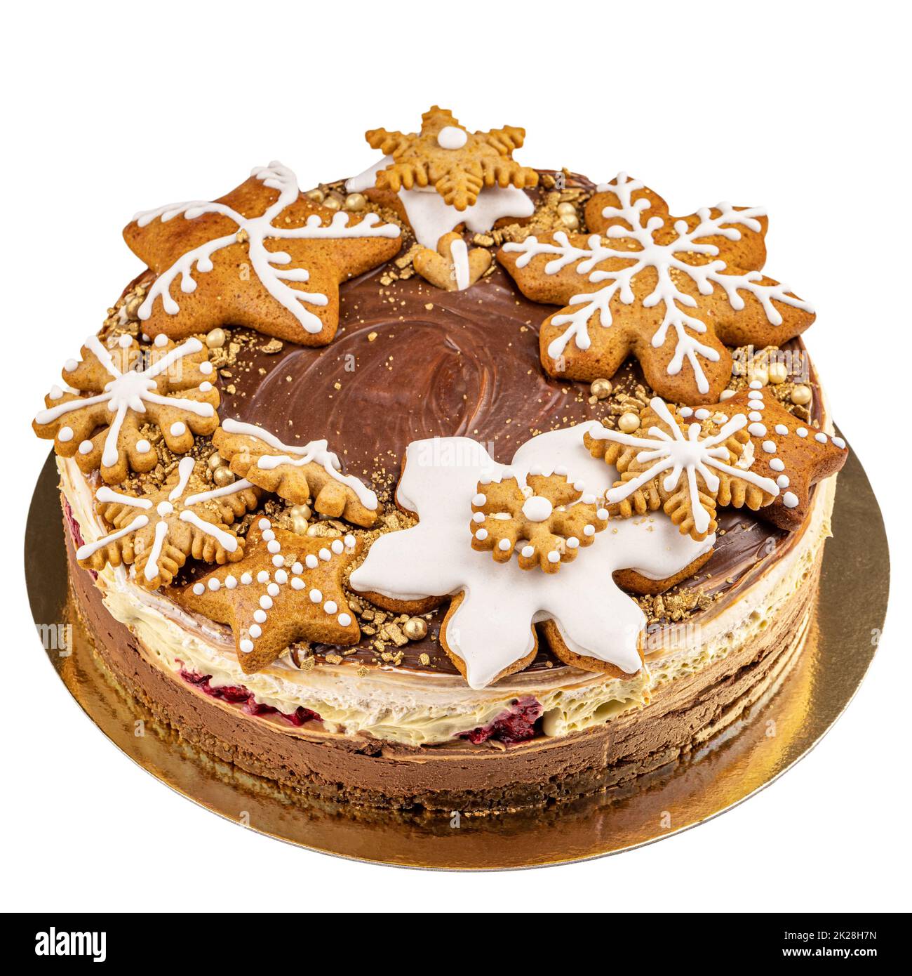 Whole gingerbread cake Stock Photo - Alamy