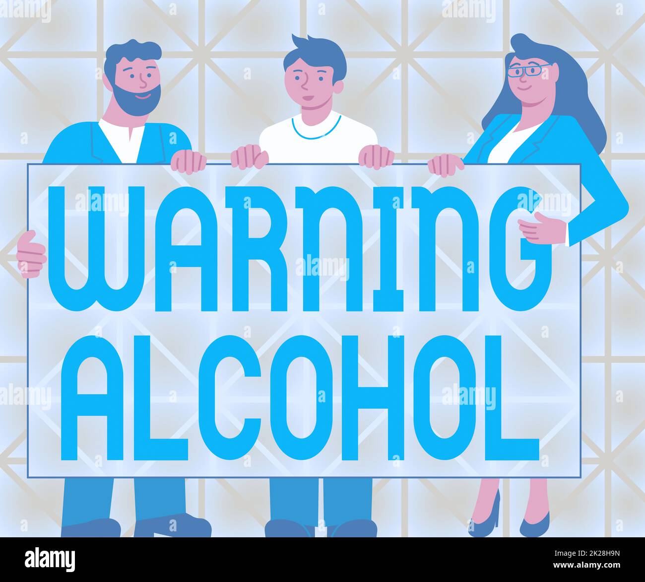 Text showing inspiration Warning Alcohol. Concept meaning Warning ...