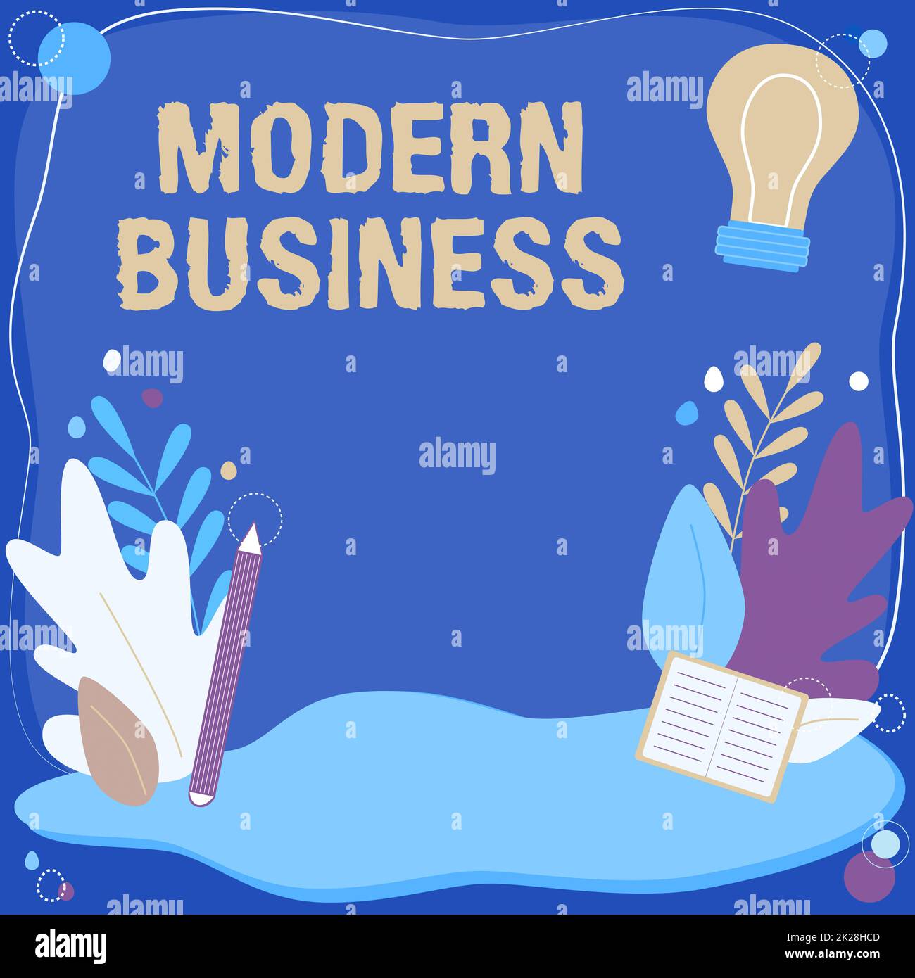 Hand writing sign Modern Business. Business idea Introduction to the ...