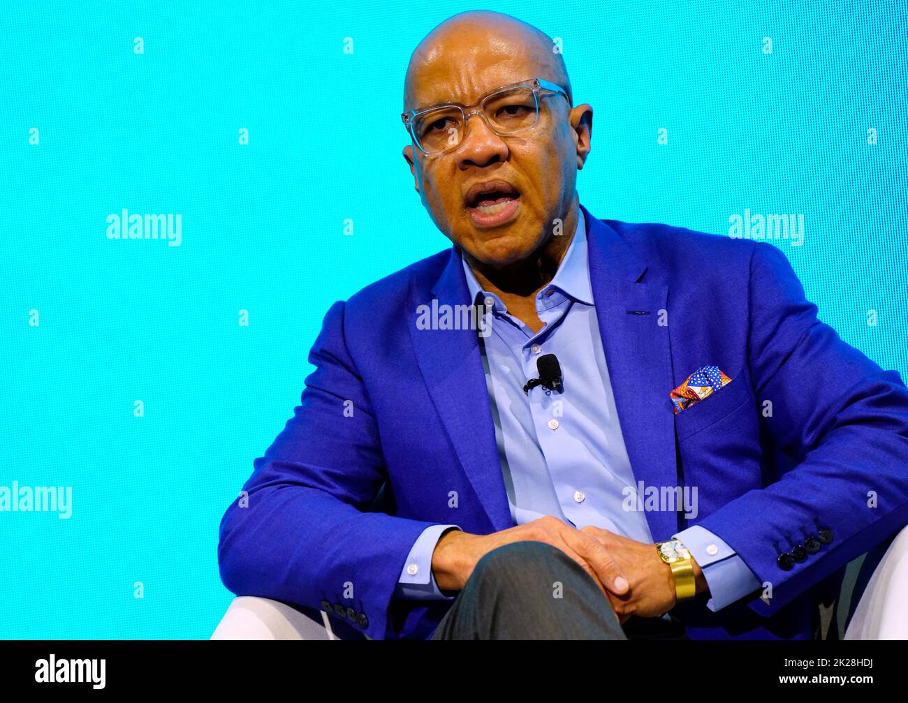 09/18/2022 New York, New York Darren Walker speaks onstage at The ...