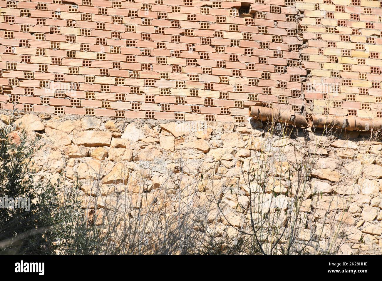 Bricks in Alicante province, Costa Blanca, Spain Stock Photo - Alamy