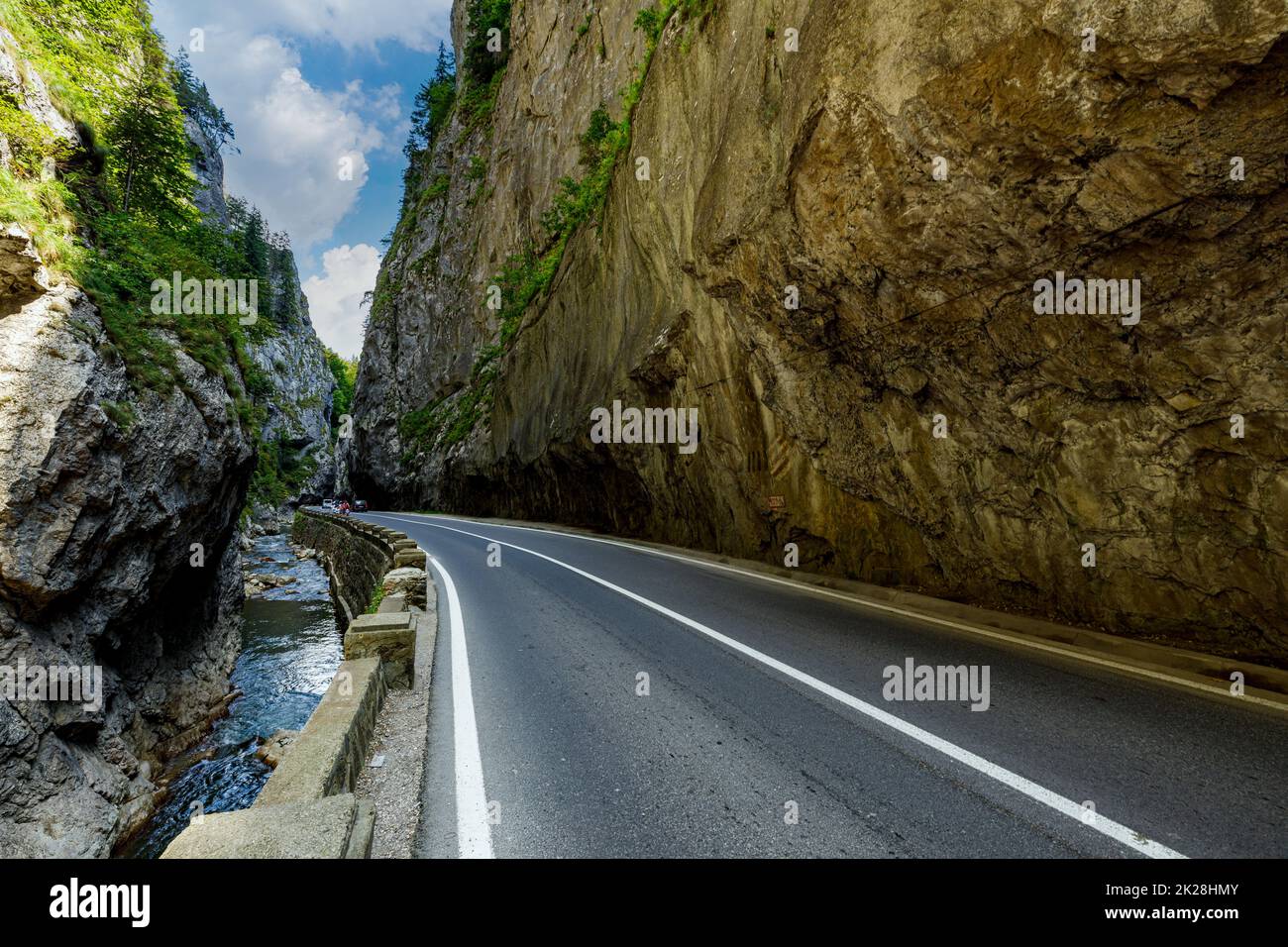 The Bicaz Canyon in Romania Stock Photo - Alamy