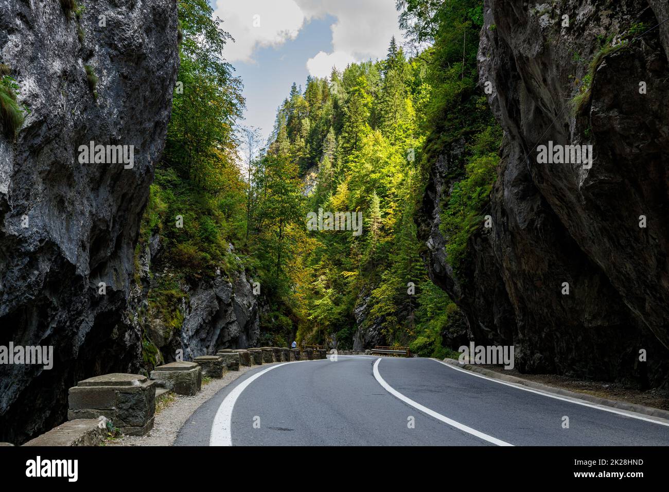 The Bicaz Canyon in Romania Stock Photo - Alamy