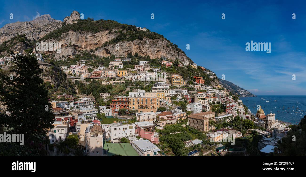Panorama positano hi-res stock photography and images - Alamy
