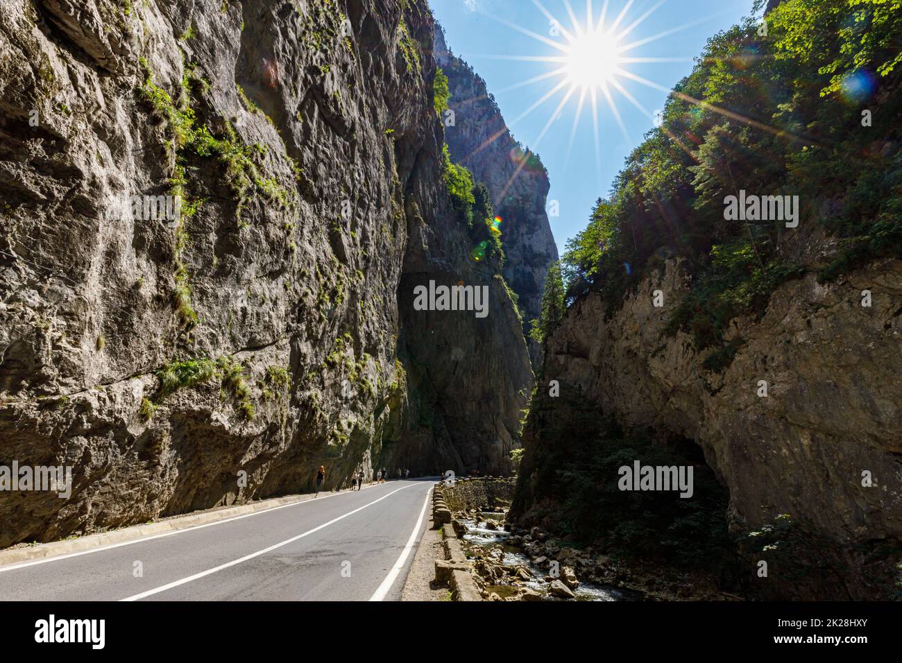 The Bicaz Canyon in Romania Stock Photo - Alamy