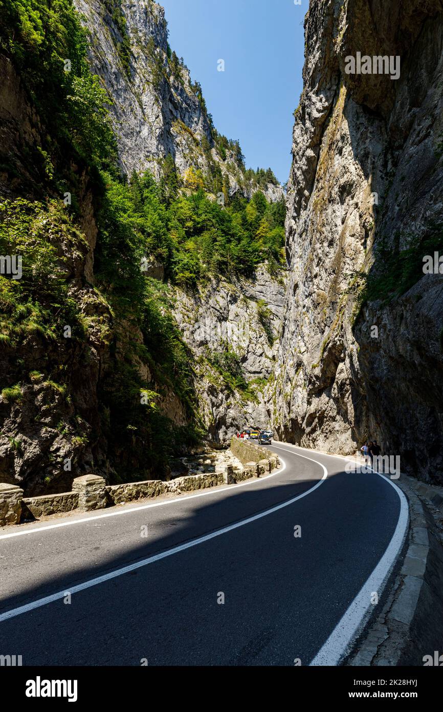 The Bicaz Canyon in Romania Stock Photo - Alamy