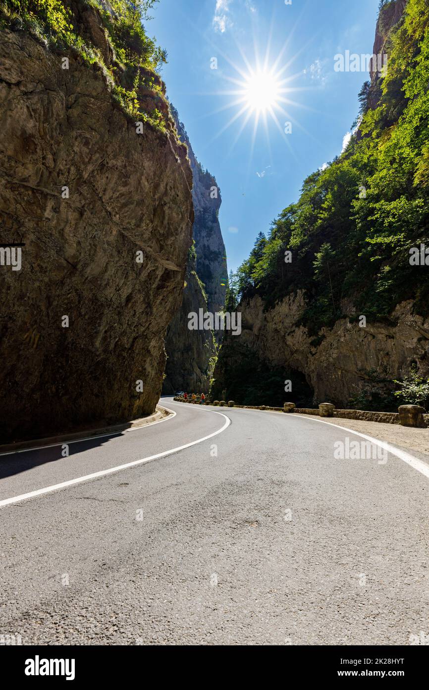 The Bicaz Canyon in Romania Stock Photo - Alamy