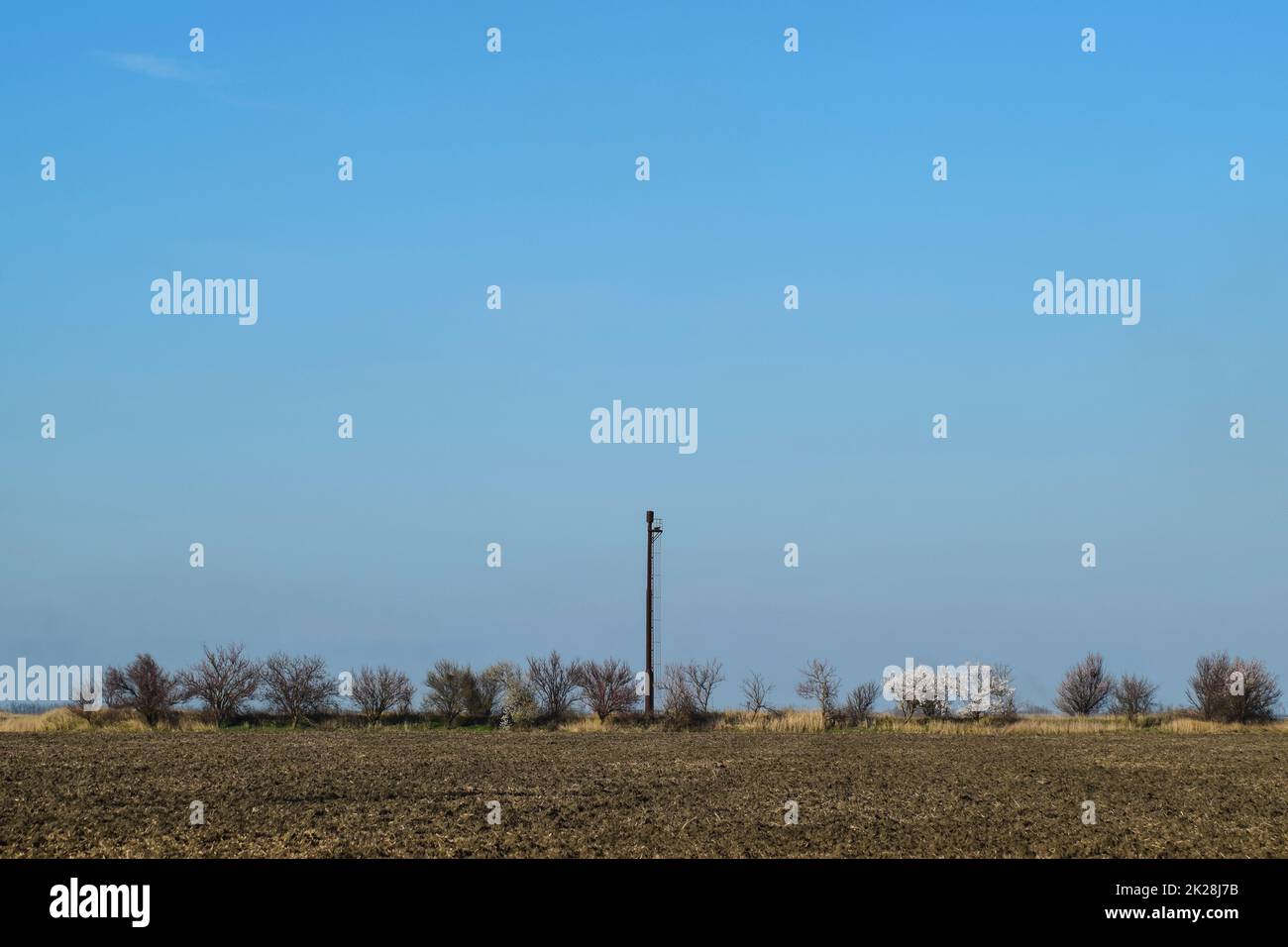 Separation station for oil and gas treatment. Oil and gas equipment Stock Photo - Alamy