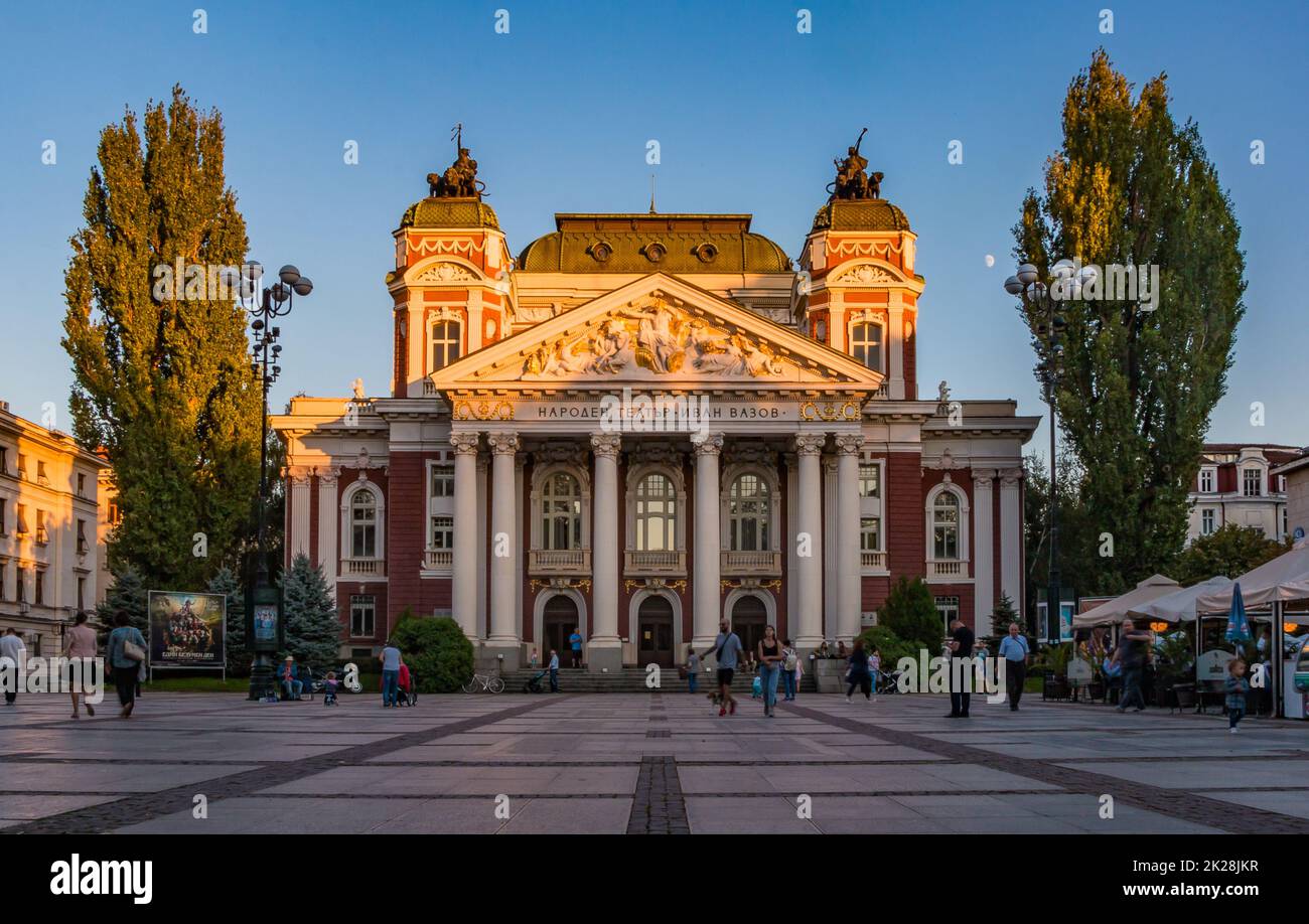 Ivan Vazov National Theater Stock Photo - Alamy