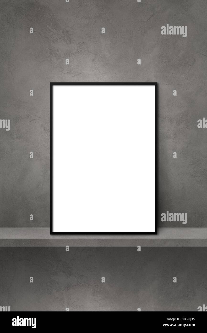 Blank frame on grey background hi-res stock photography and images - Alamy