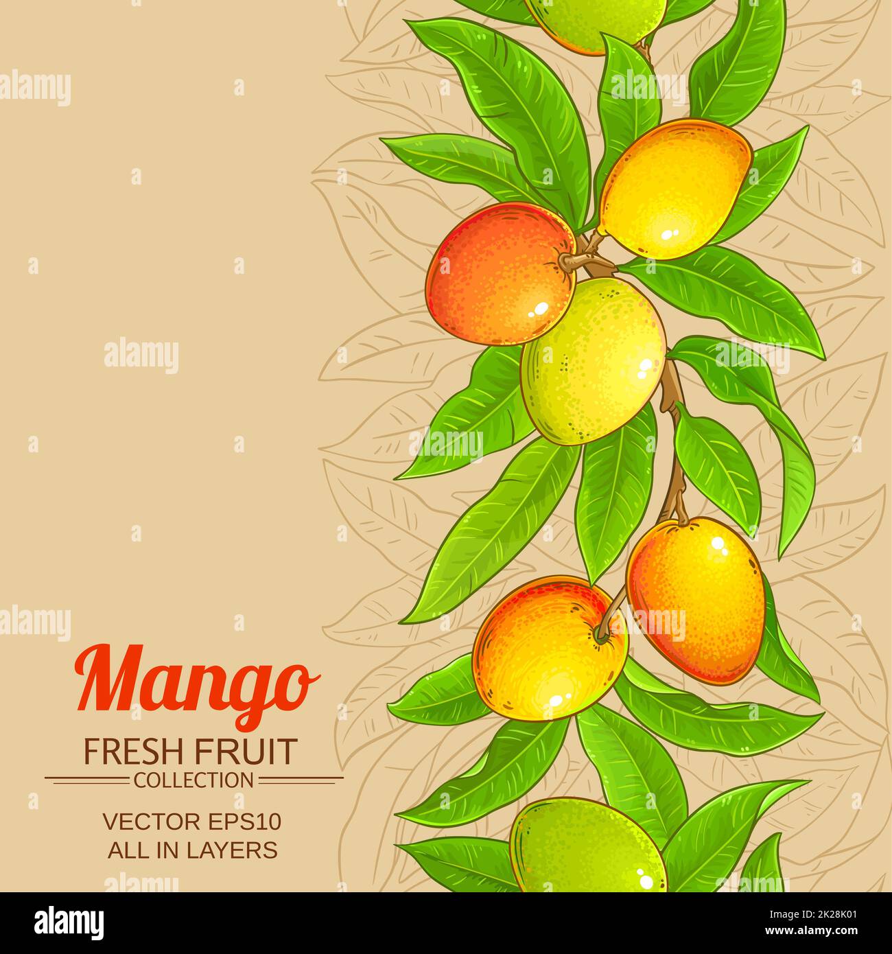 Mango pattern for background hi-res stock photography and images - Alamy