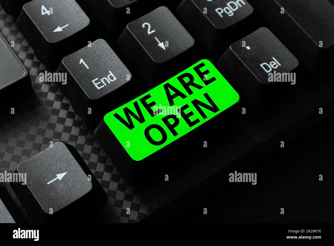 Handwriting text We Are Open. Word for We Are Open Abstract Creating ...