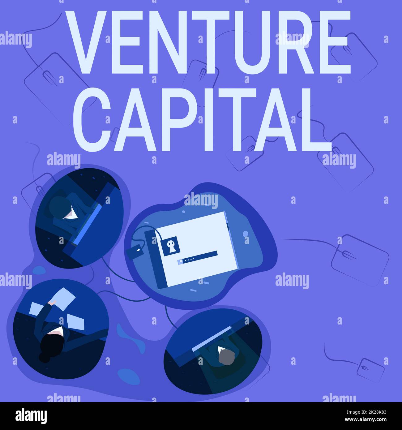 Hand writing sign Venture Capital. Business concept Venture Capital ...