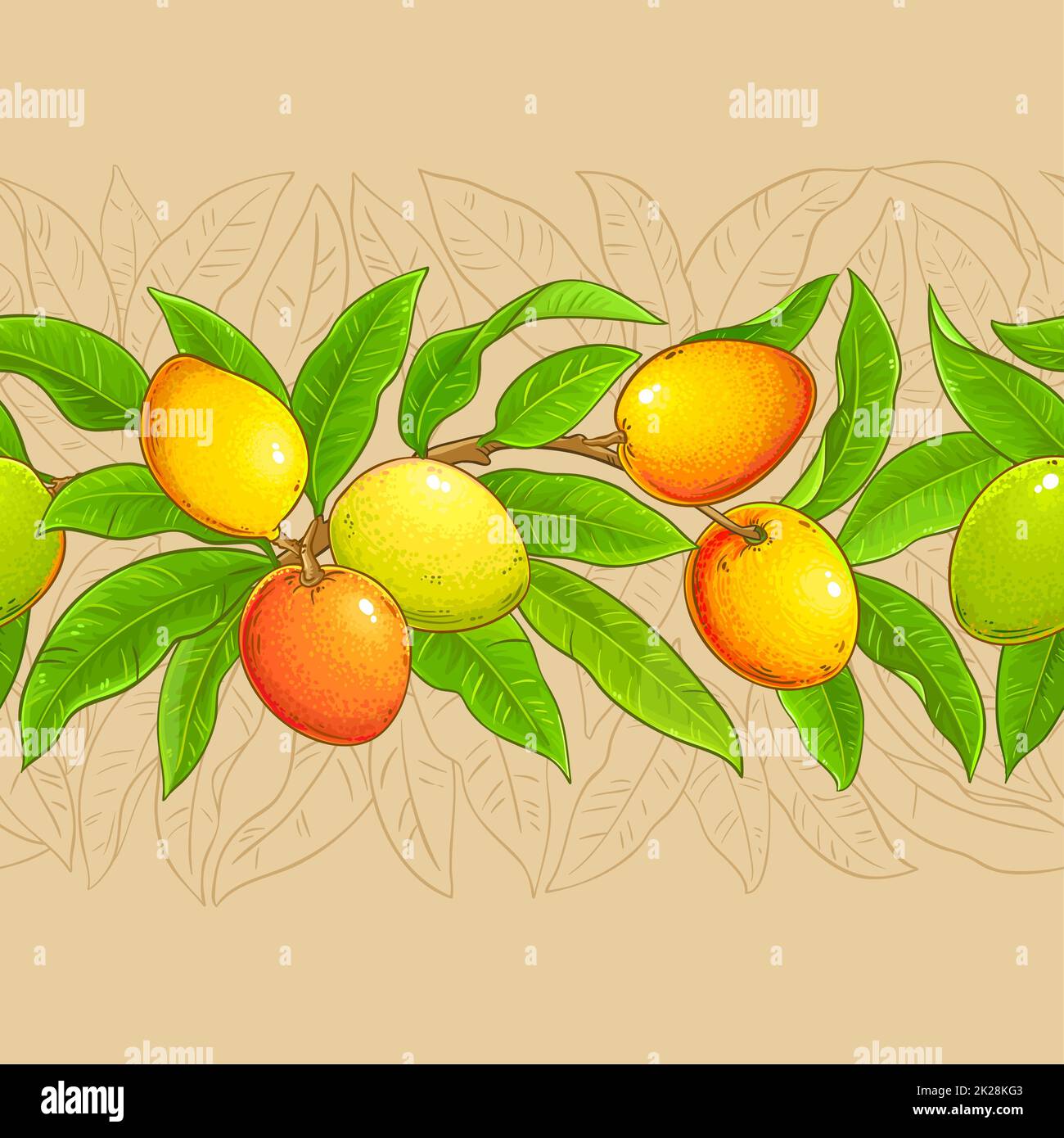 Background mango pattern hi-res stock photography and images - Alamy