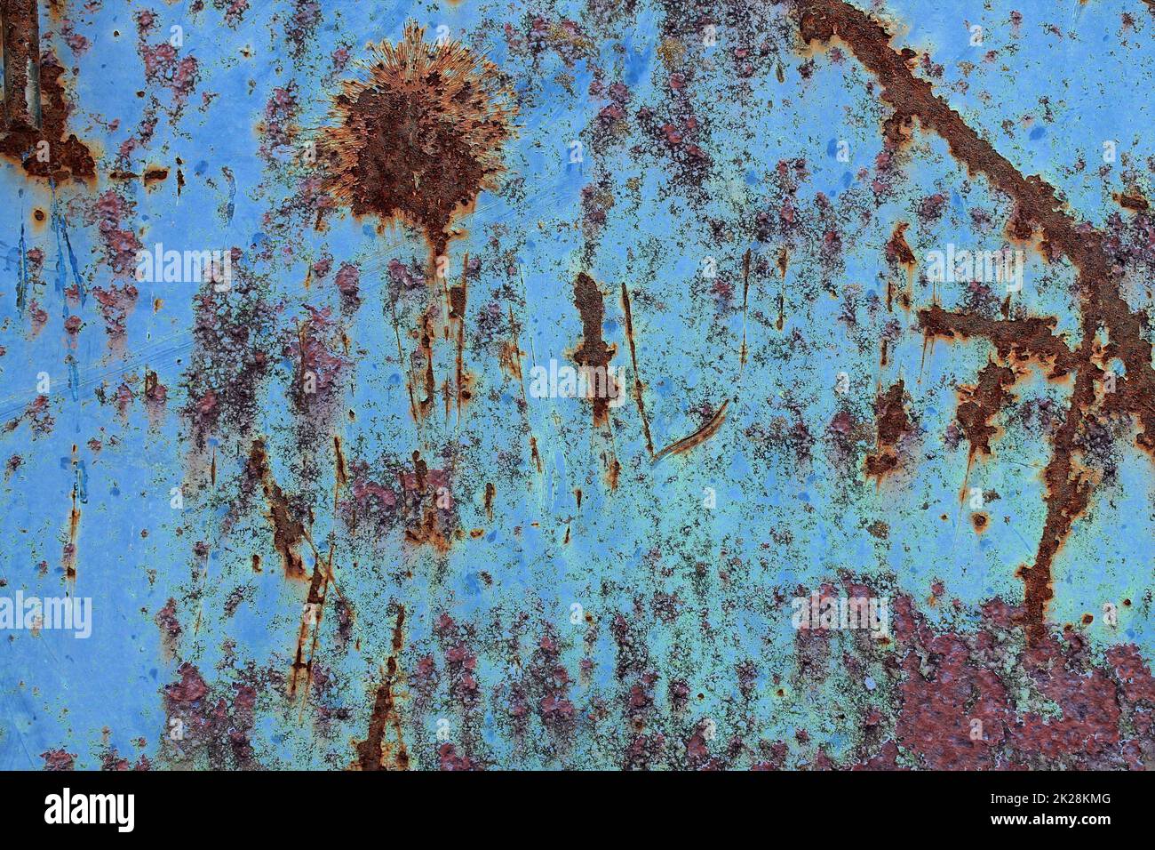 Detailed close up surface of rusty metal and steel with lots of ...