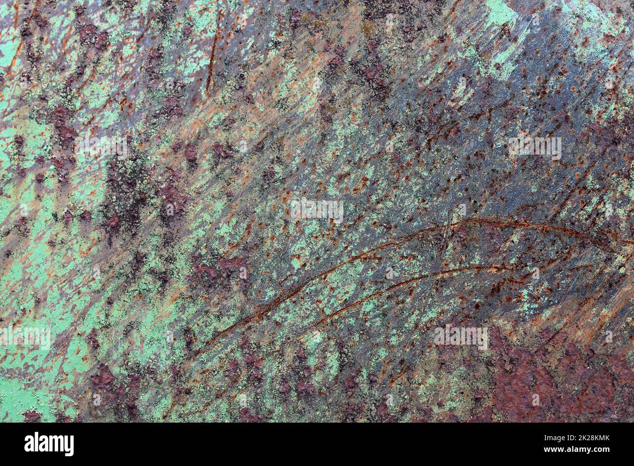 Detailed close up surface of rusty metal and steel with lots of ...