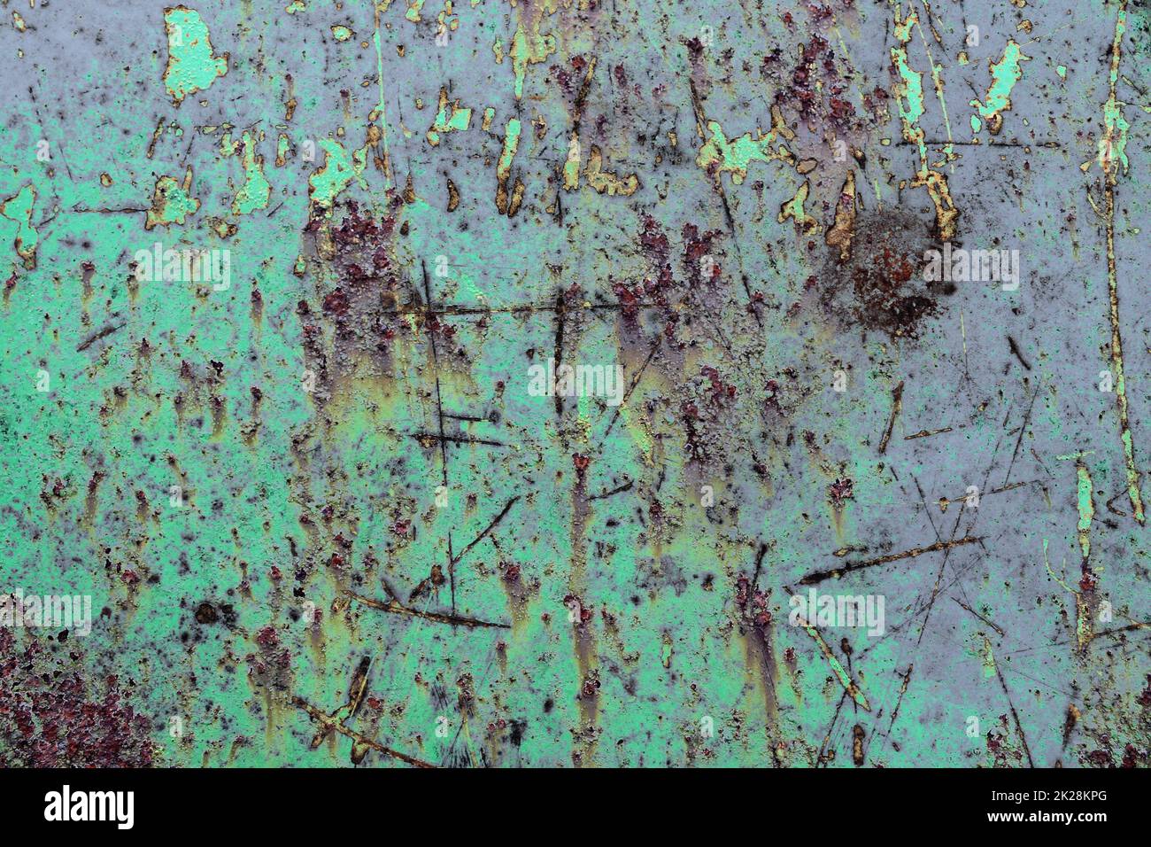 Detailed close up surface of rusty metal and steel with lots of ...