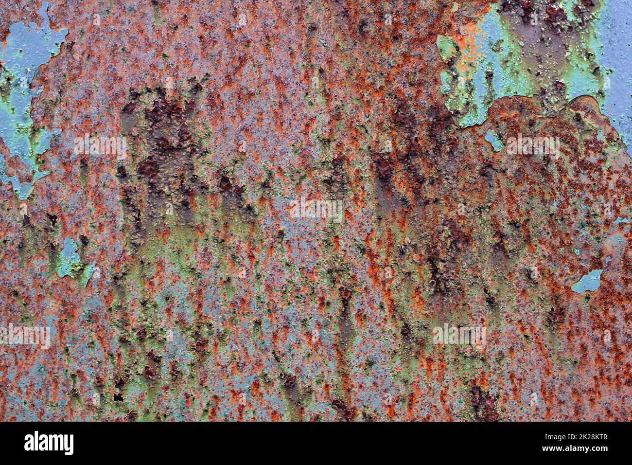 Detailed close up surface of rusty metal and steel with lots of ...