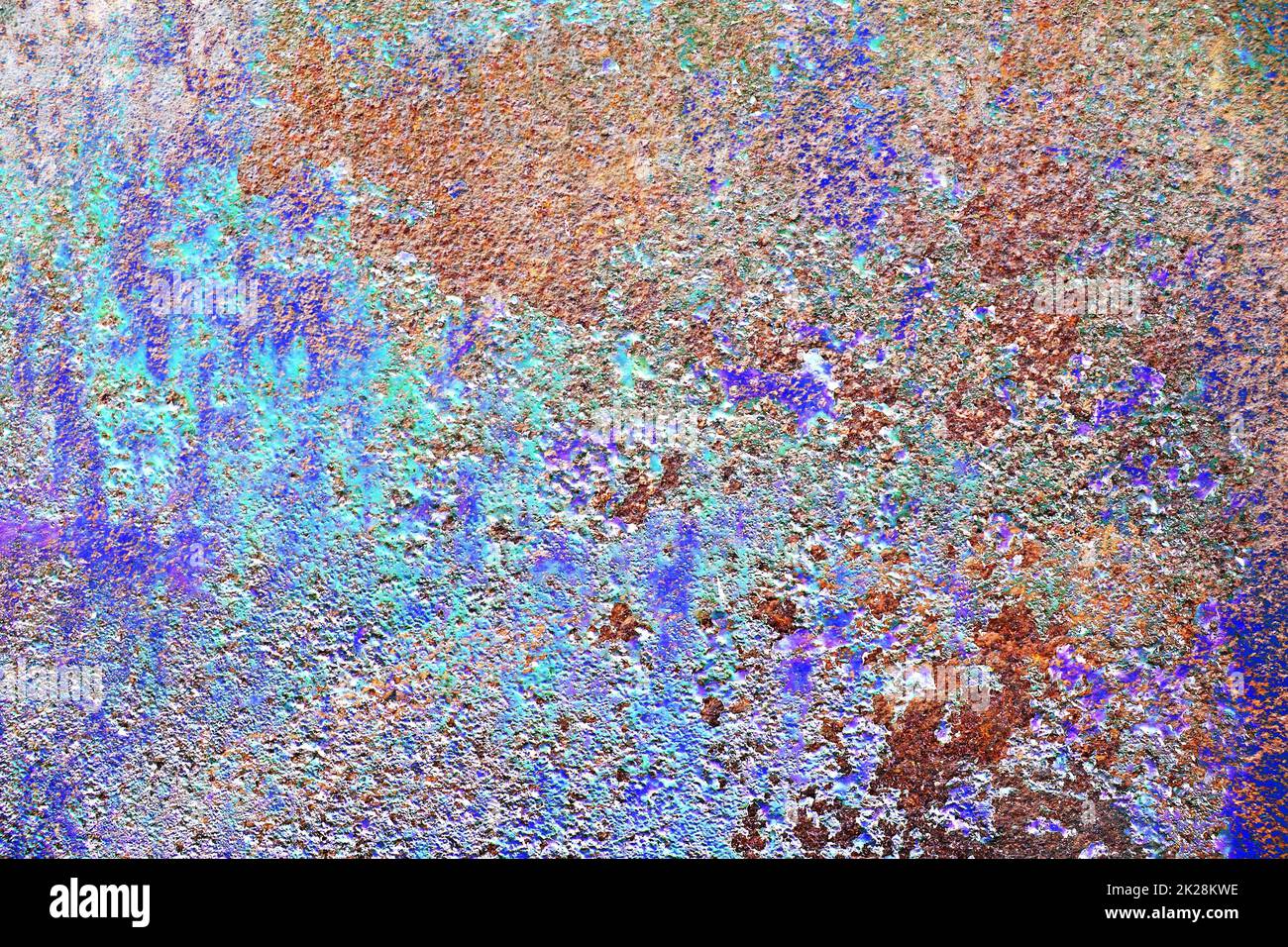 Detailed close up surface of rusty metal and steel with lots of ...