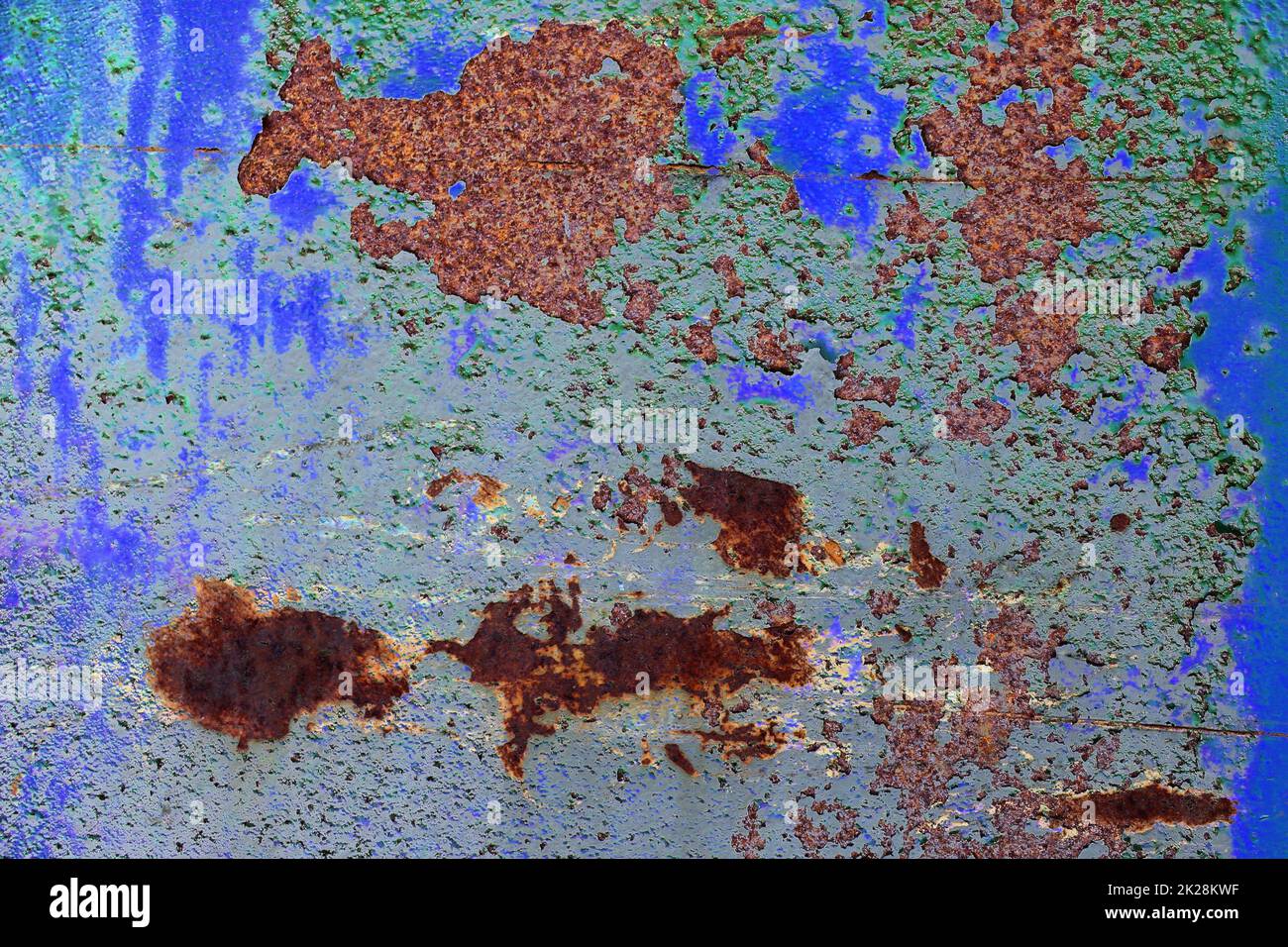 Detailed close up surface of rusty metal and steel with lots of ...