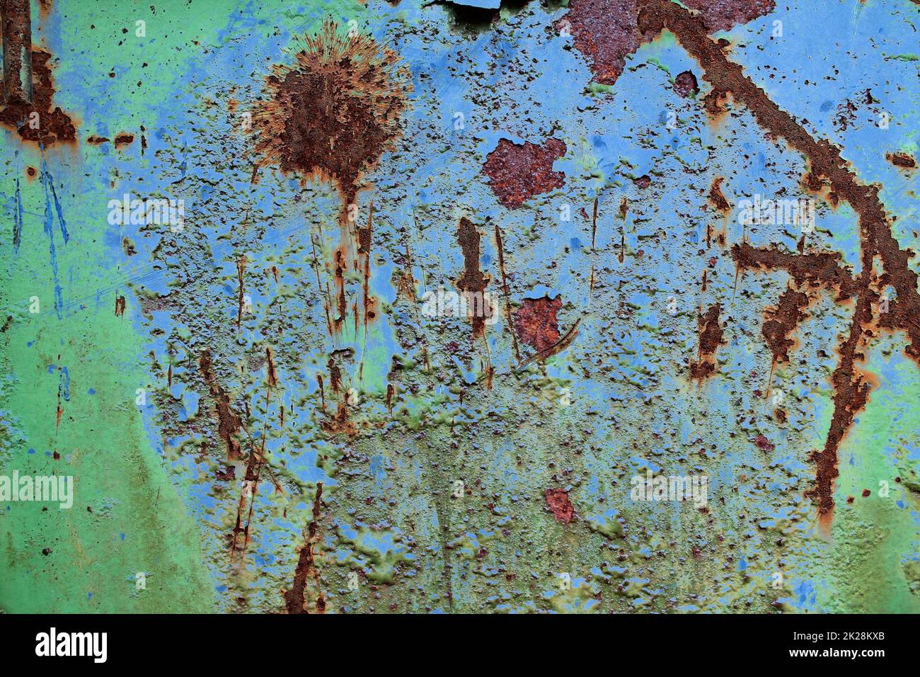Detailed close up surface of rusty metal and steel with lots of ...