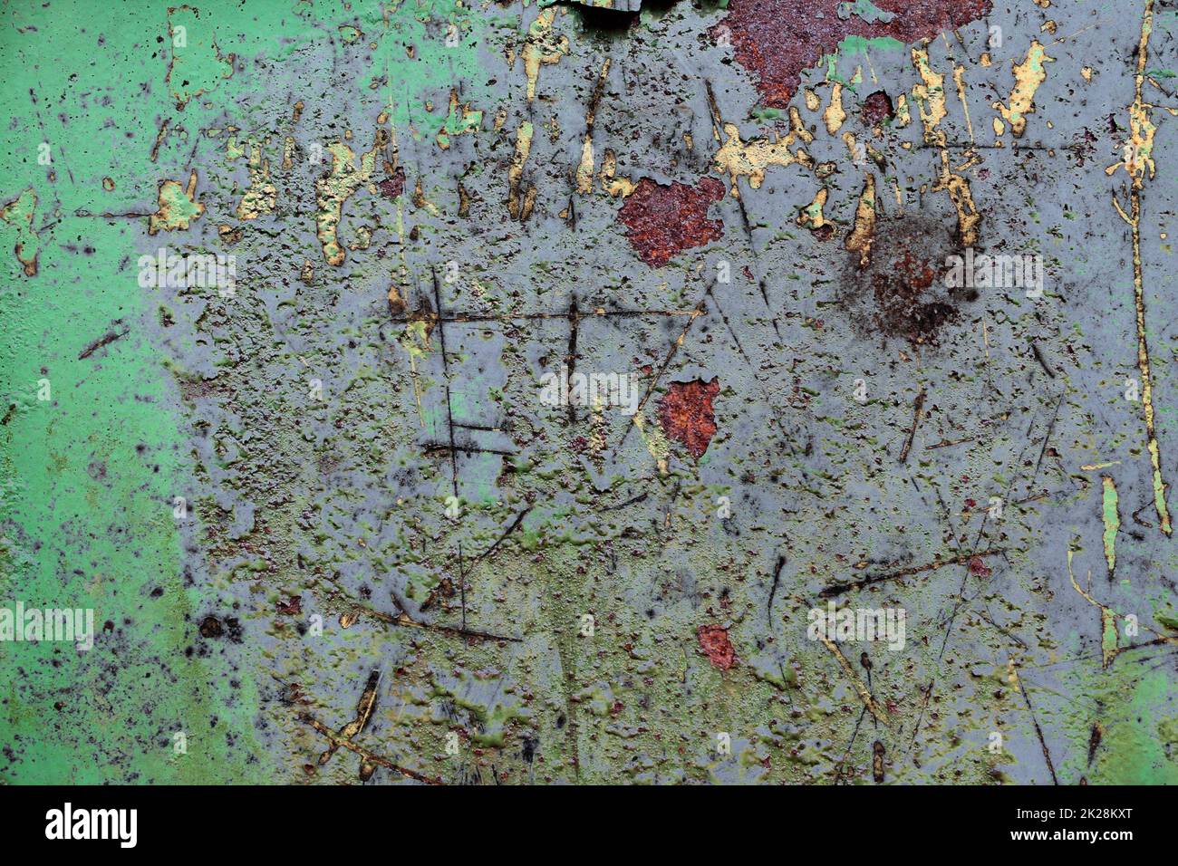 Detailed close up surface of rusty metal and steel with lots of ...