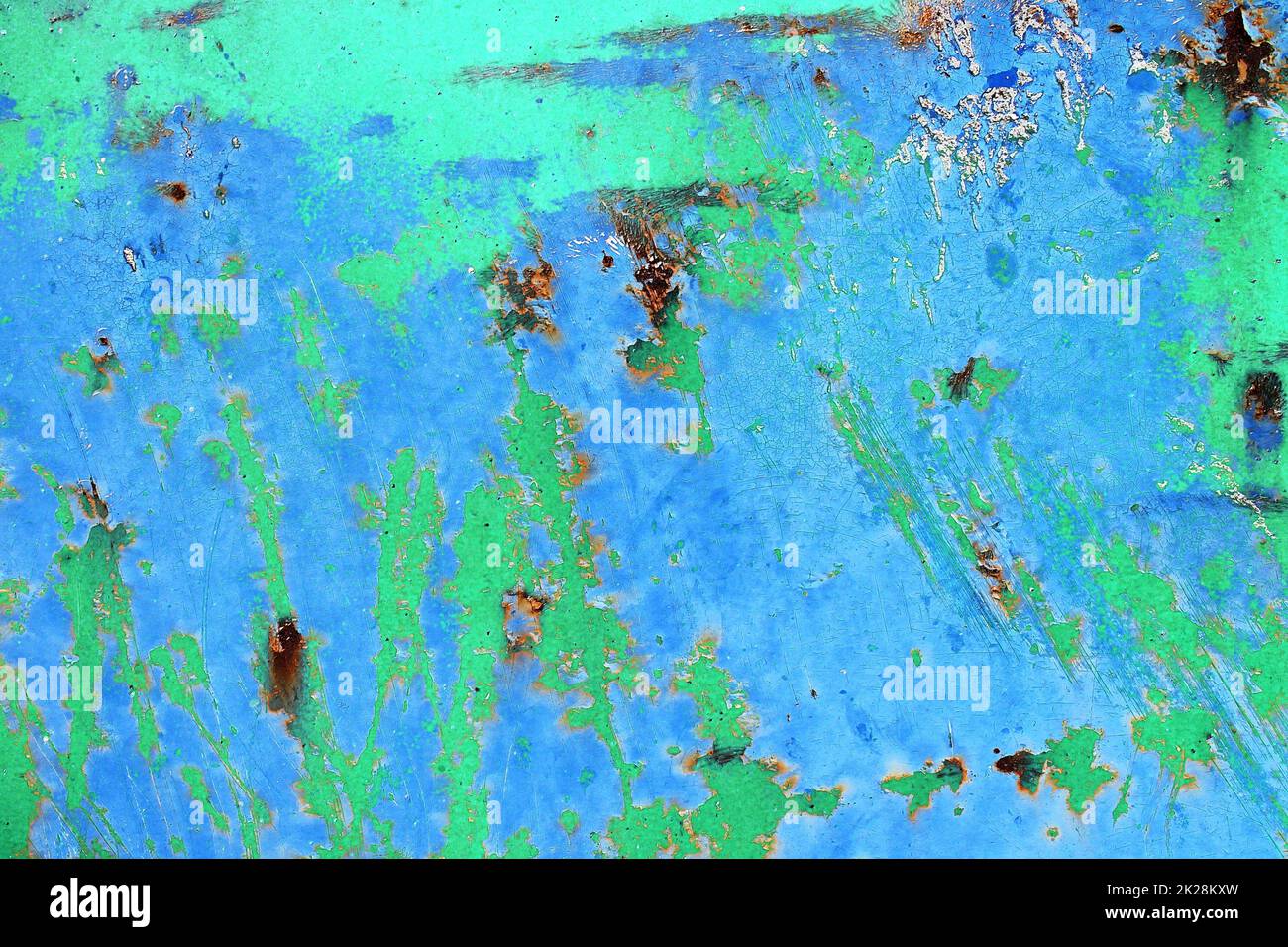 Detailed close up surface of rusty metal and steel with lots of ...