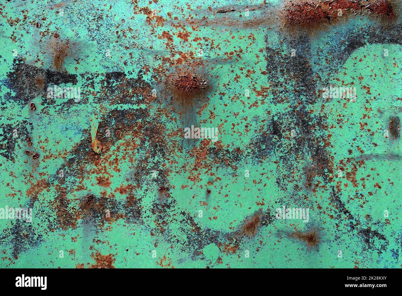 Detailed close up surface of rusty metal and steel with lots of ...