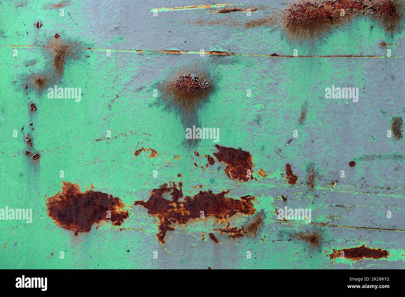 Detailed close up surface of rusty metal and steel with lots of ...