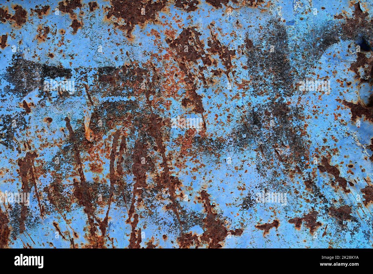Detailed close up surface of rusty metal and steel with lots of ...