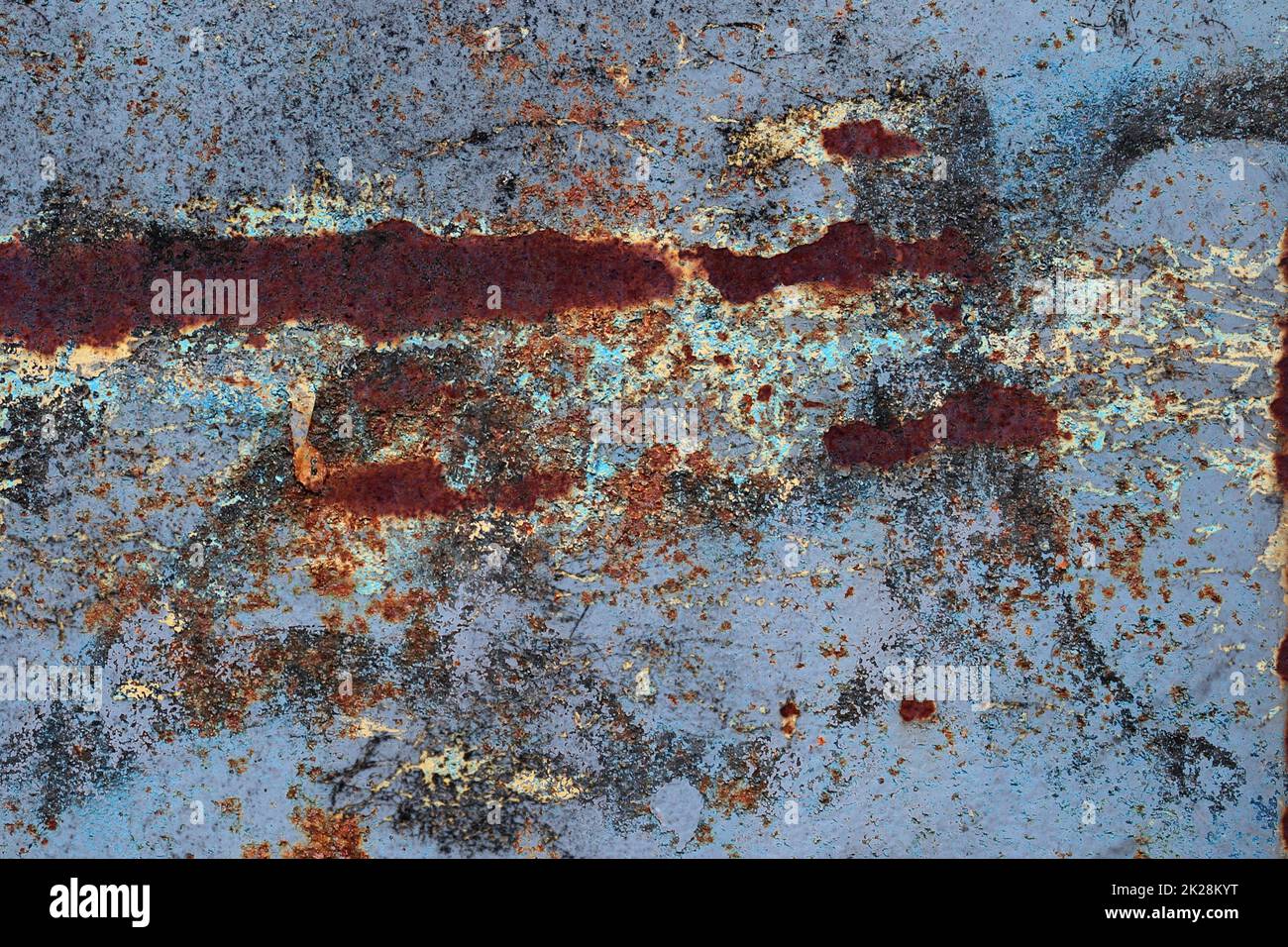 Detailed close up surface of rusty metal and steel with lots of ...